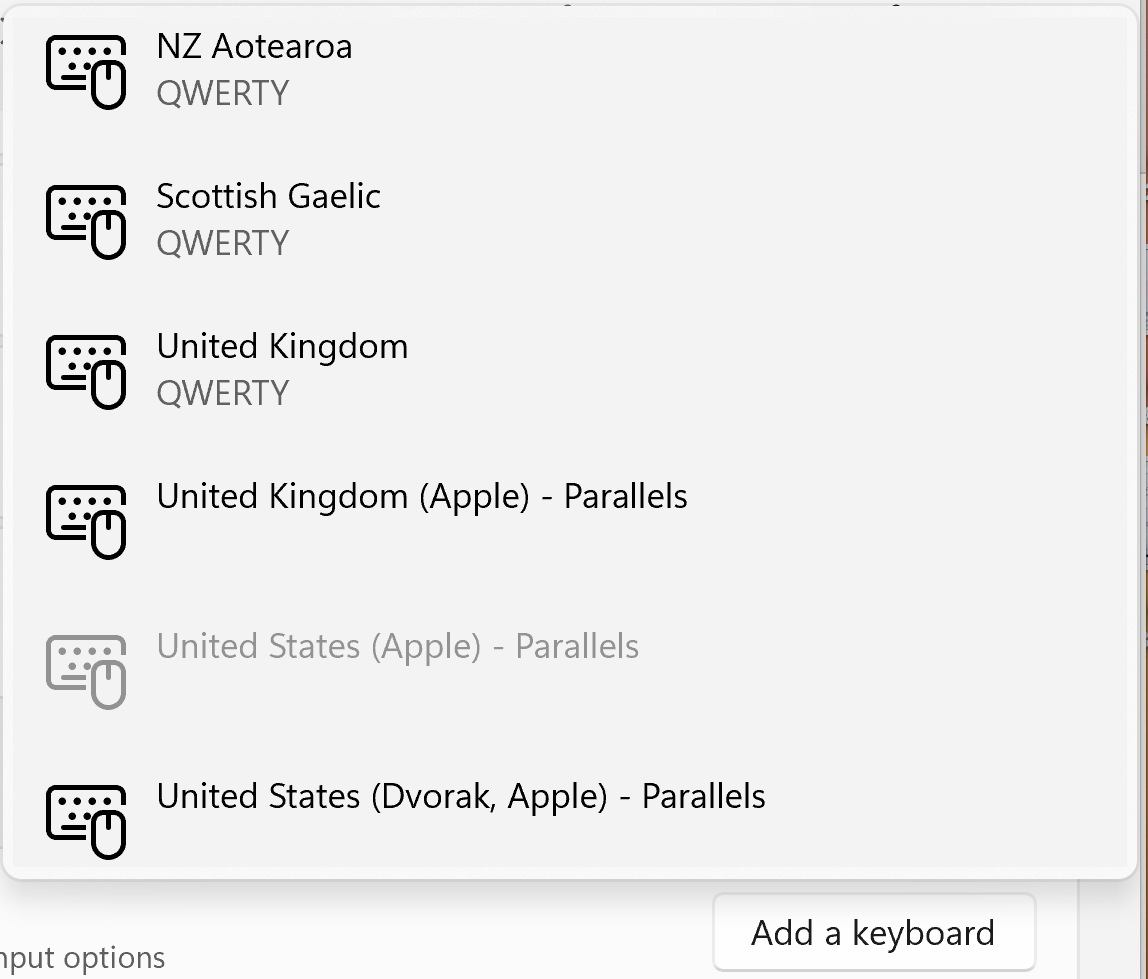 KB Parallels: Keyboard layout synchronization in Parallels Desktop for Mac